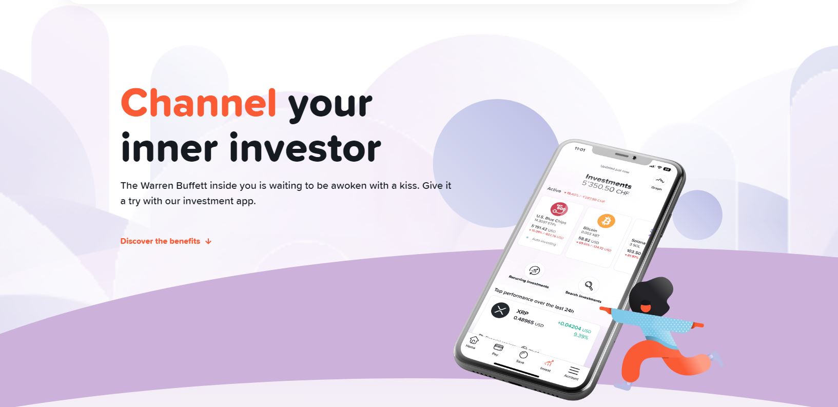 Investment Trading App: invest within your budget and goals