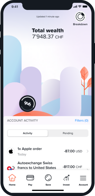 Yuh, l’app de paiement Suisse – Paie avec Yuh