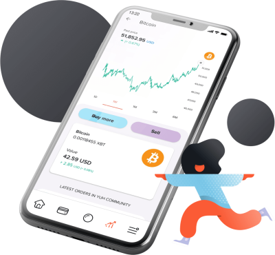 Investis dans les cryptos – Yuh, l'app financière suisse