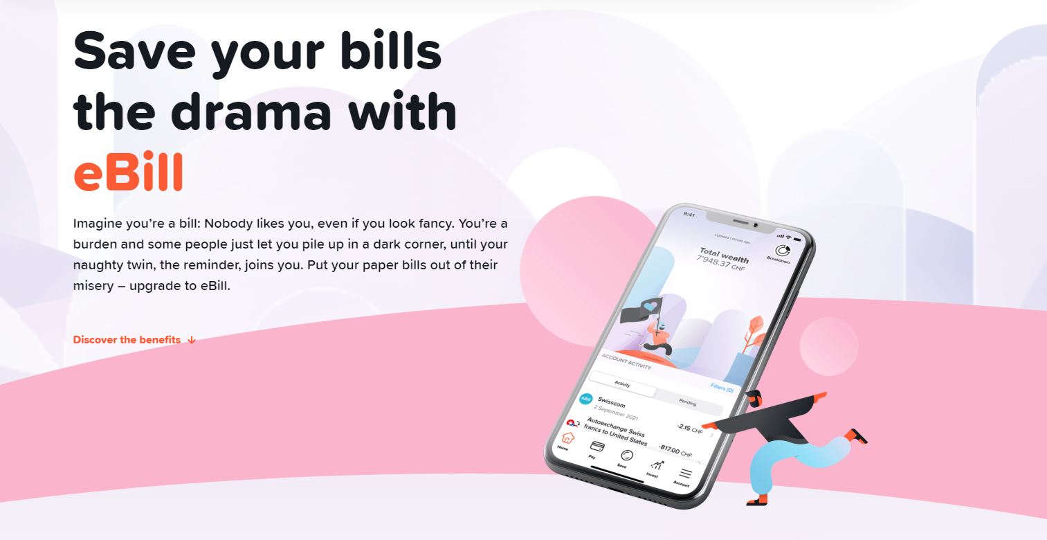 eBill: La fattura digitale | L'app finanziaria svizzera Yuh